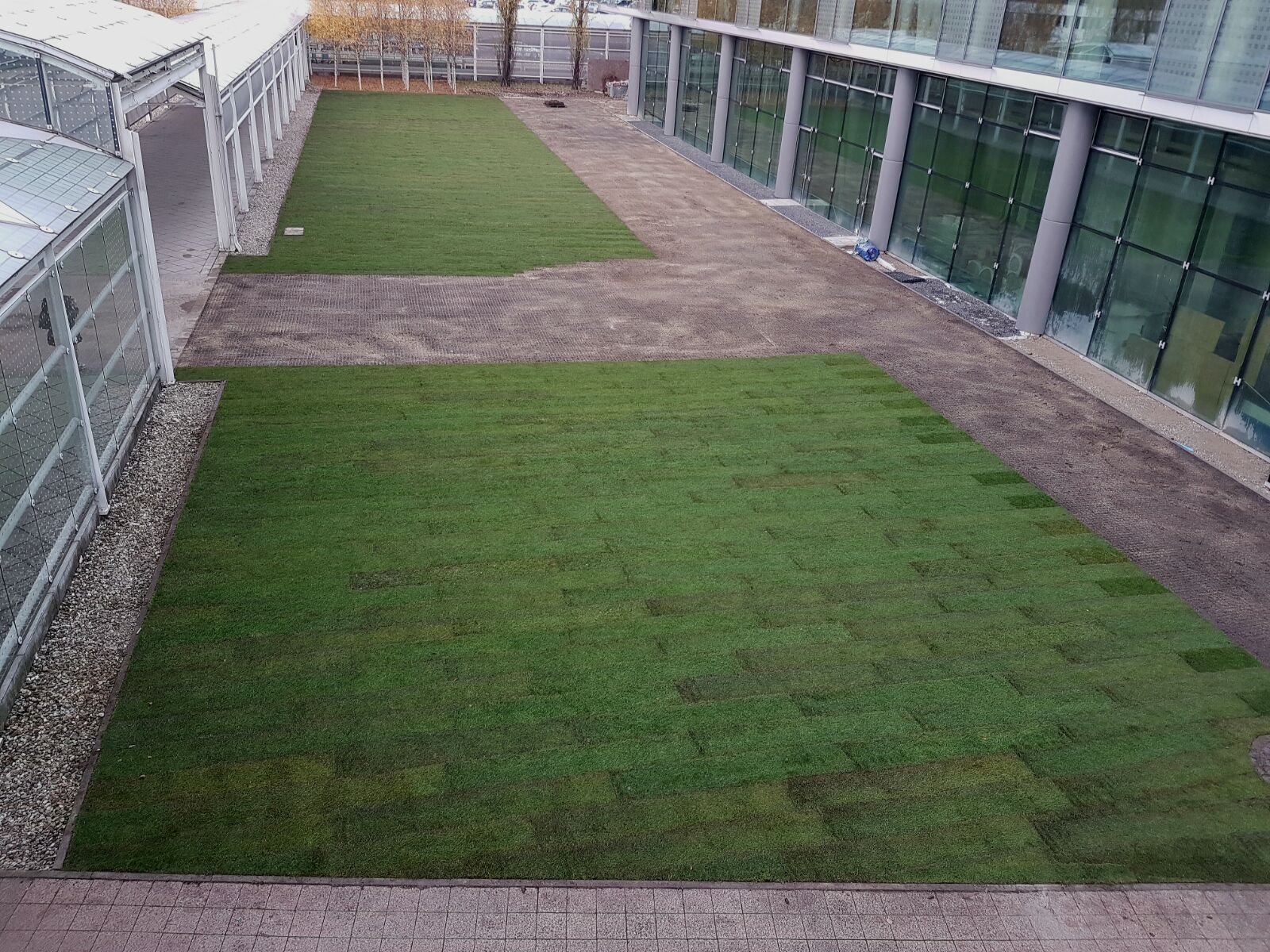 Rasengitter aus Kunststoff für Einfahrten / Zufahrten